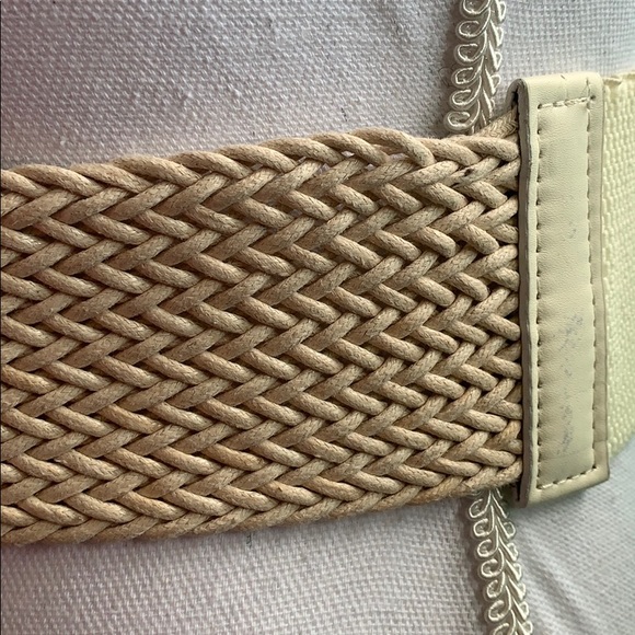 Accessories | Wide Cream Belt | Poshmark